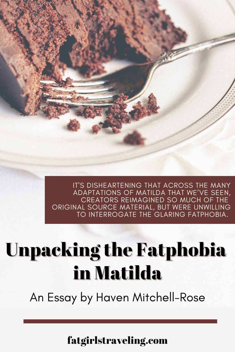 Unpacking the Fatphobia in Matilda - The Fat Girls Guide